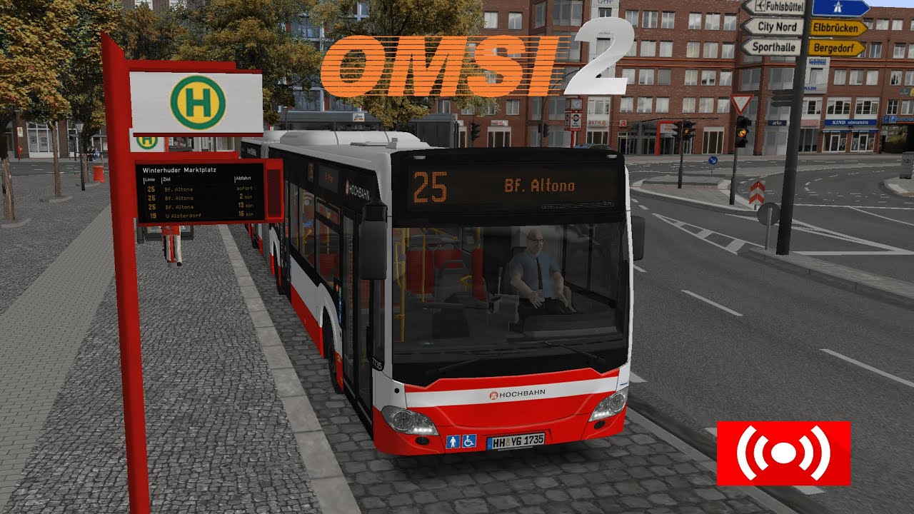 OMSI 2 Hamburg G25 Steering Wheel and Pedals Livestream - YouTube