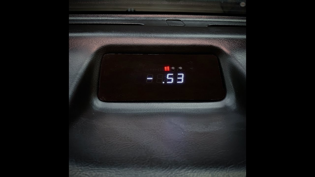 Custom boost gauge k24 turbo - YouTube