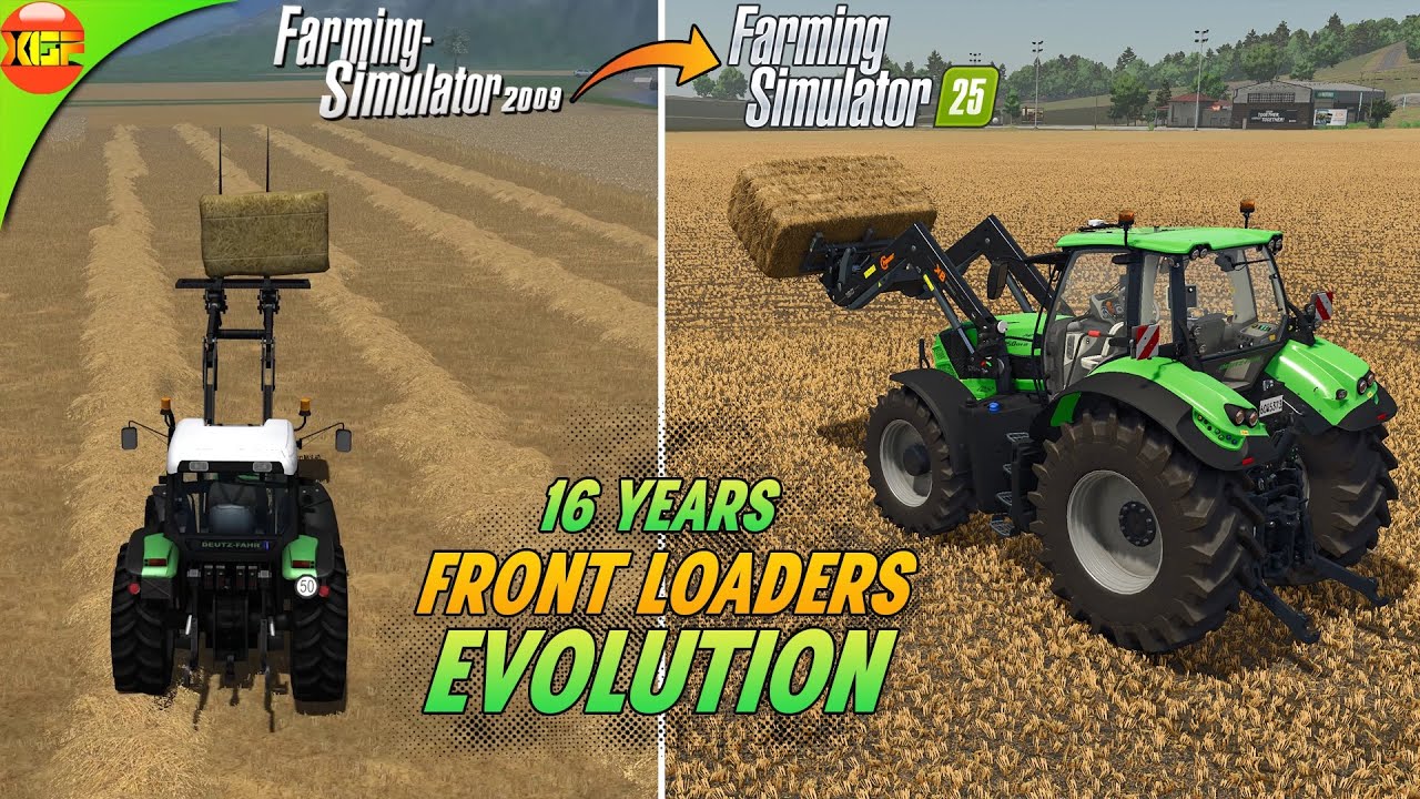 Evolution of Front Loader | Fs09 vs Fs11 vs Fs13 vs Fs15 vs Fs17 vs ...