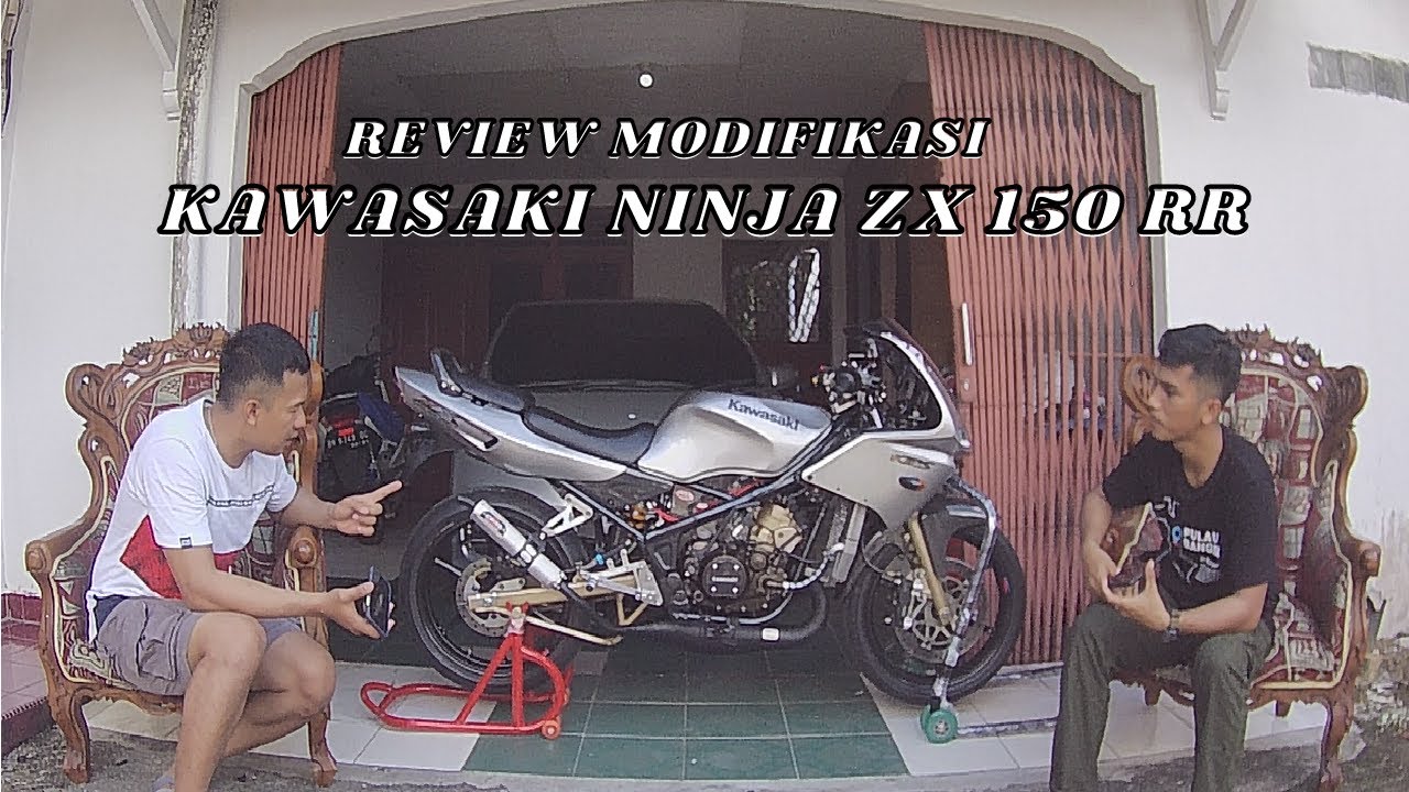 REVIEW MODIFIKASI KAWASAKI NINJA ZX 150 RR SILVER | SALAH SATU NINJA ...