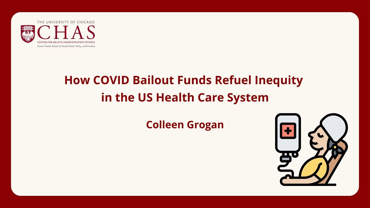 Colleen Grogan Presents: How #COVID19 Bailout Funds Refuel #Inequity in ...