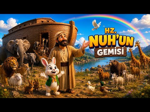 🌈 Hz. Nuh’un Gemisi | Çocuklar İçin Eğitici İslami Hikâye 🐰 | YumakTV
