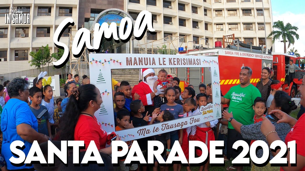 Santa Parade 2021 - Samoa - YouTube