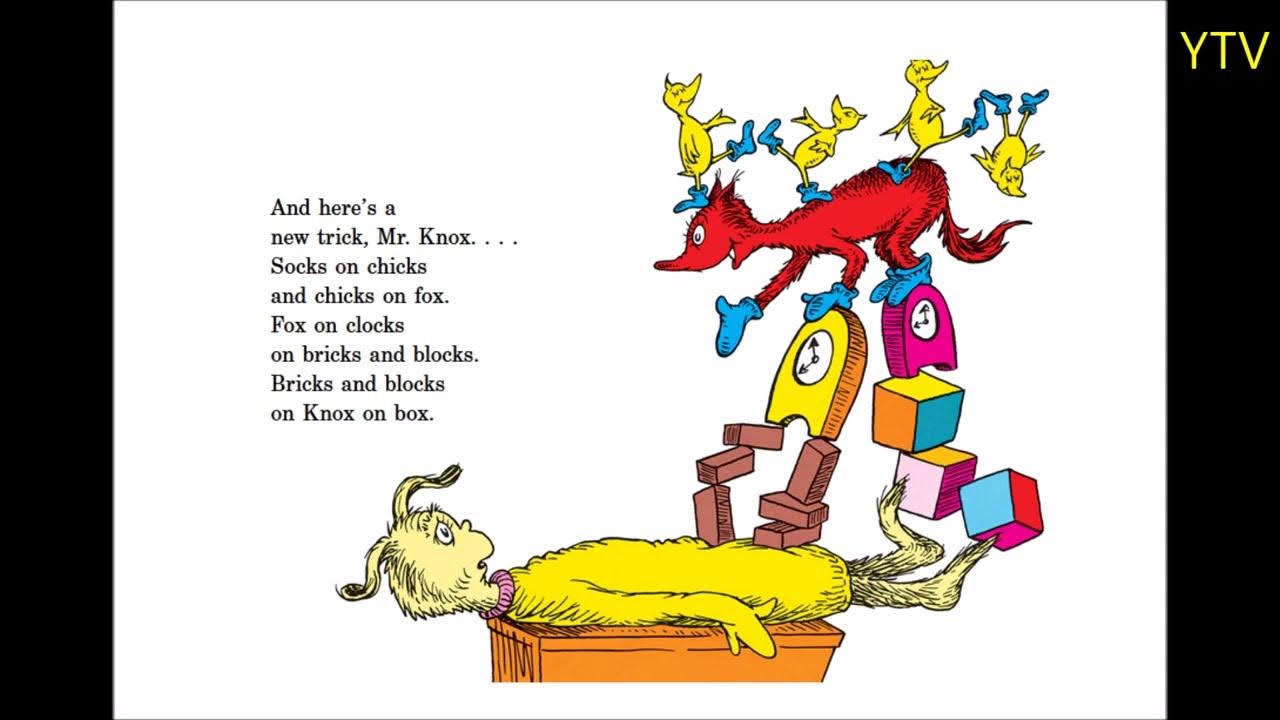 Dr Seuss' "Fox in Socks" (read-aloud book) - YouTube