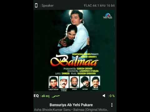Bansuriya Ab Yehi Pukare: Kumar Sanu & Asha Bhosle: Balmaa: Hq Audio 90s Hindi Flac Song - YouTube