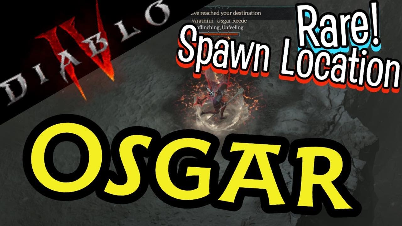 Rare Spawn Location Osgar Diablo 4 - YouTube