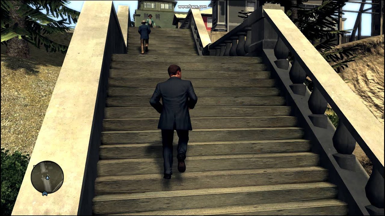 Cole Phelps Stairs Gif