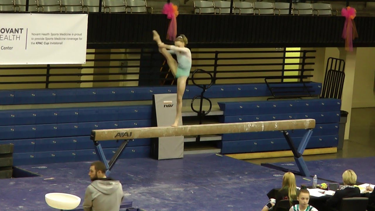 Riley McCusker Beam - 2016 Elite Qualifier Charlotte - YouTube