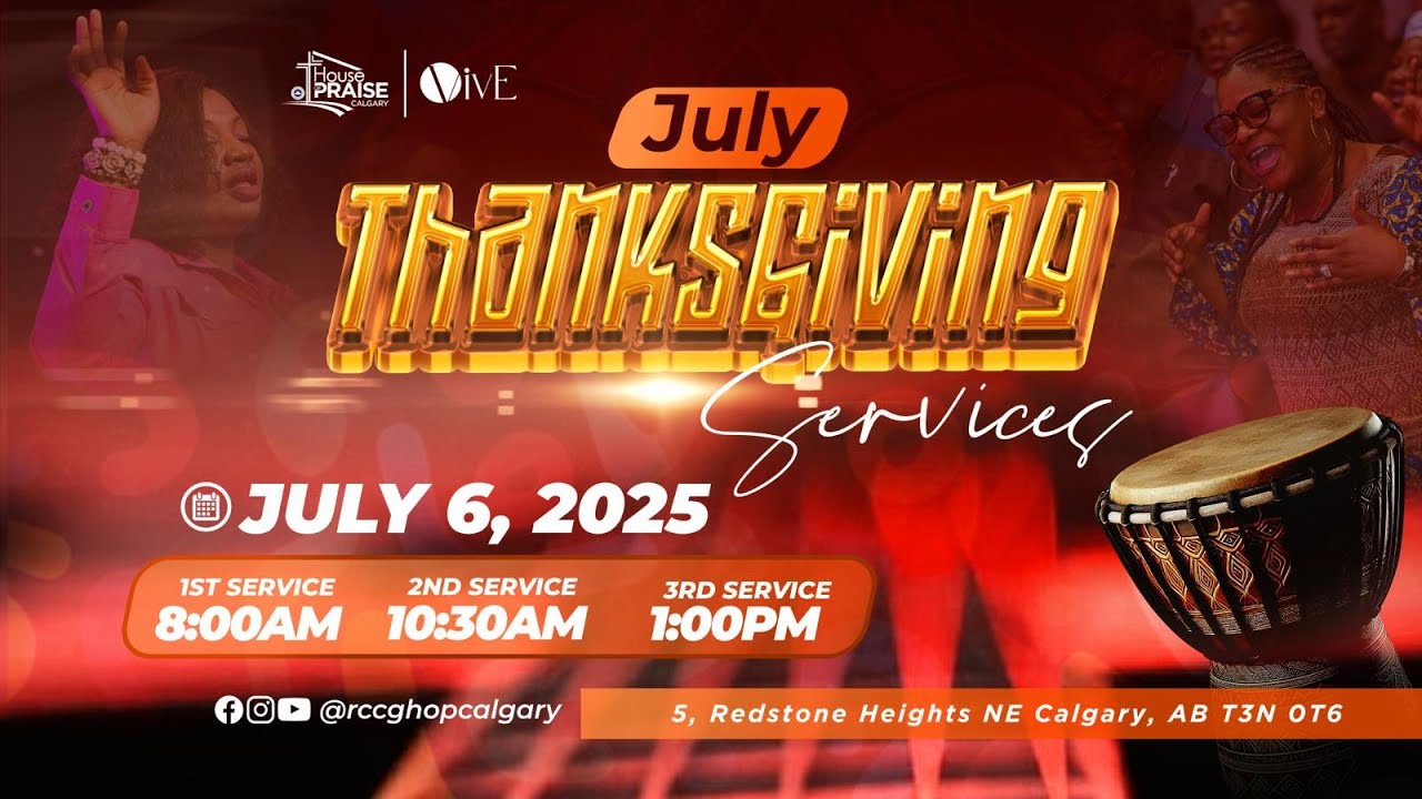 JULY THANKSGIVING SUNDAY FIRST SERVICE || PASTOR EDIDIONG UDOFIA II ...