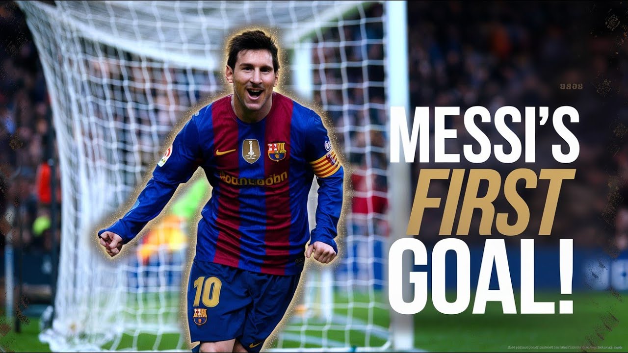 Lionel Messi Scored his 1st Goal for Barcelona | Messi's Extended ...