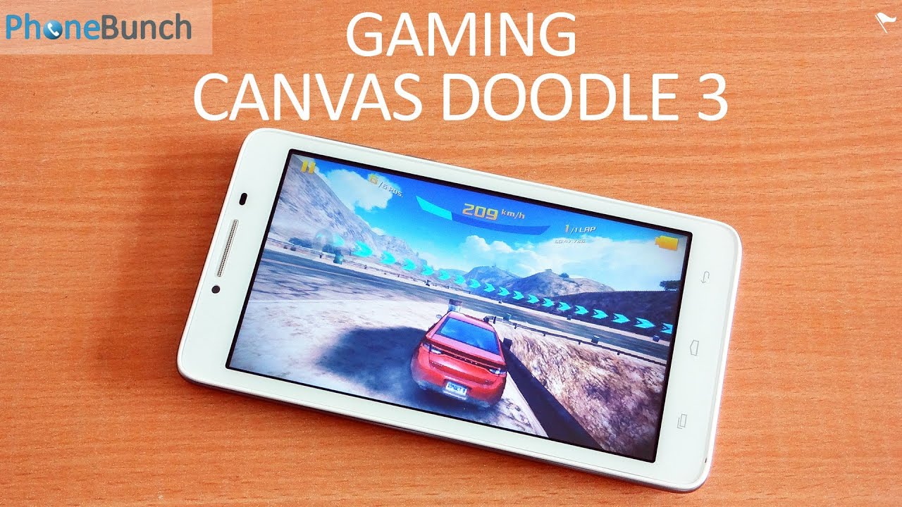 Micromax Canvas Doodle 3 A102 Gaming Review - YouTube