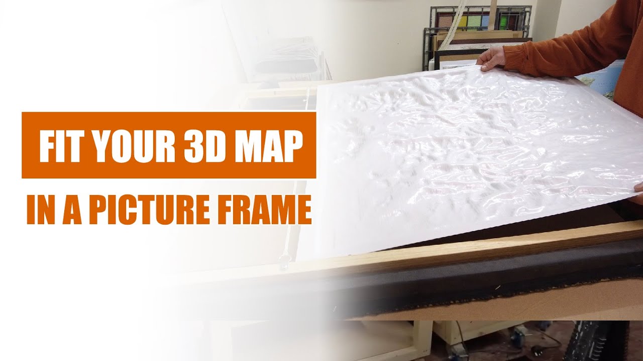 Fit Your 3D Map In A Picture Frame - YouTube