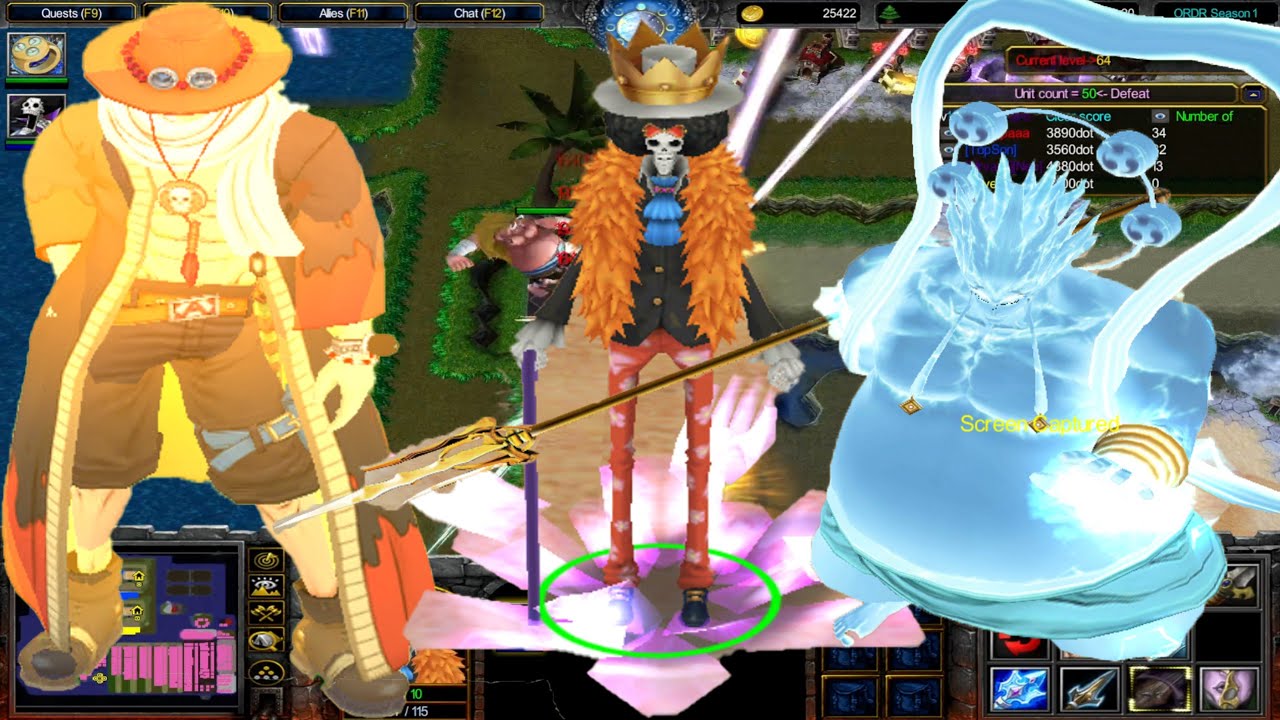 One Piece Random Defense TH EP.33 brook tr Ace Enel รวมพลังลดเกราะเวท ...