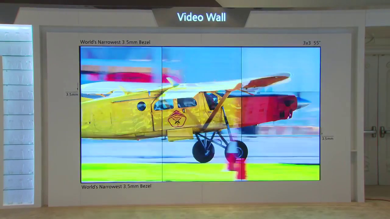 LG Display Solution | Video wall | 3x3 Matrix Video Wall | 3.5mm Bezel ...