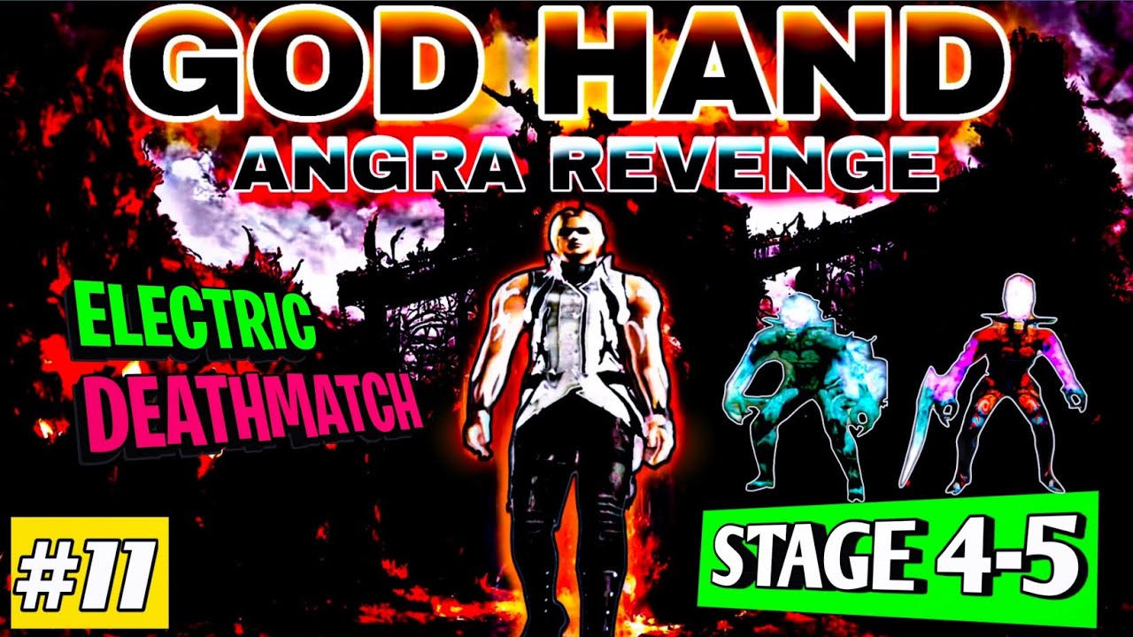 God hand Angra Revenge kms hard modes Unlock part #11 Stage 4-5 #gaming ...