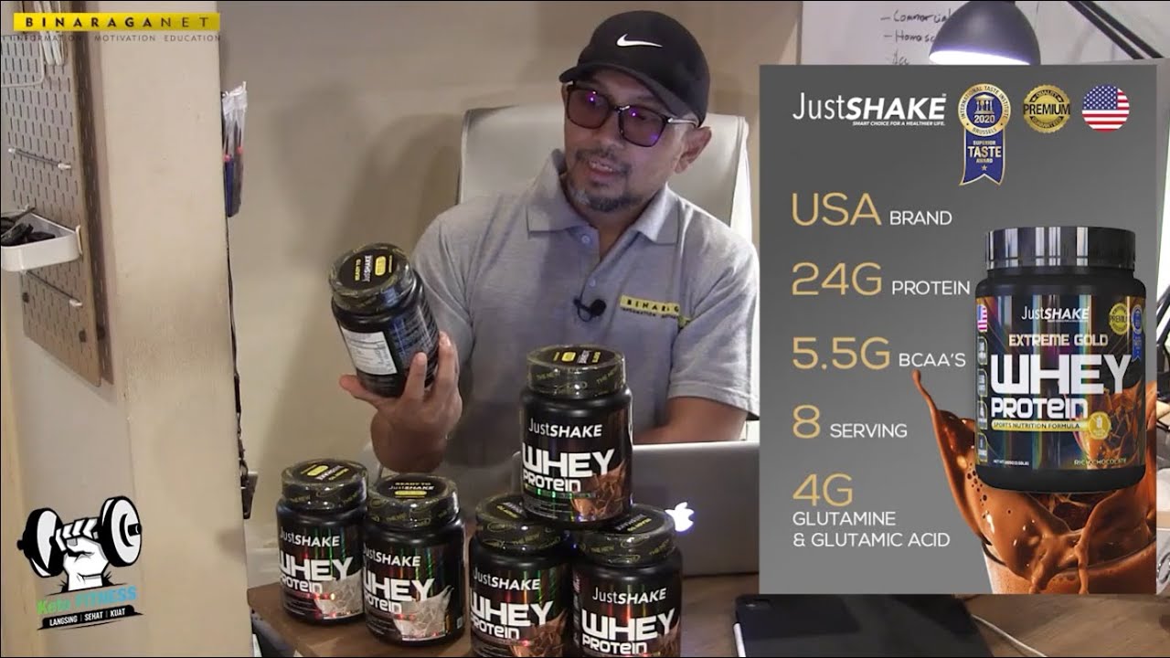 Extreme Gold Whey Protein - Just Shake Review - YouTube