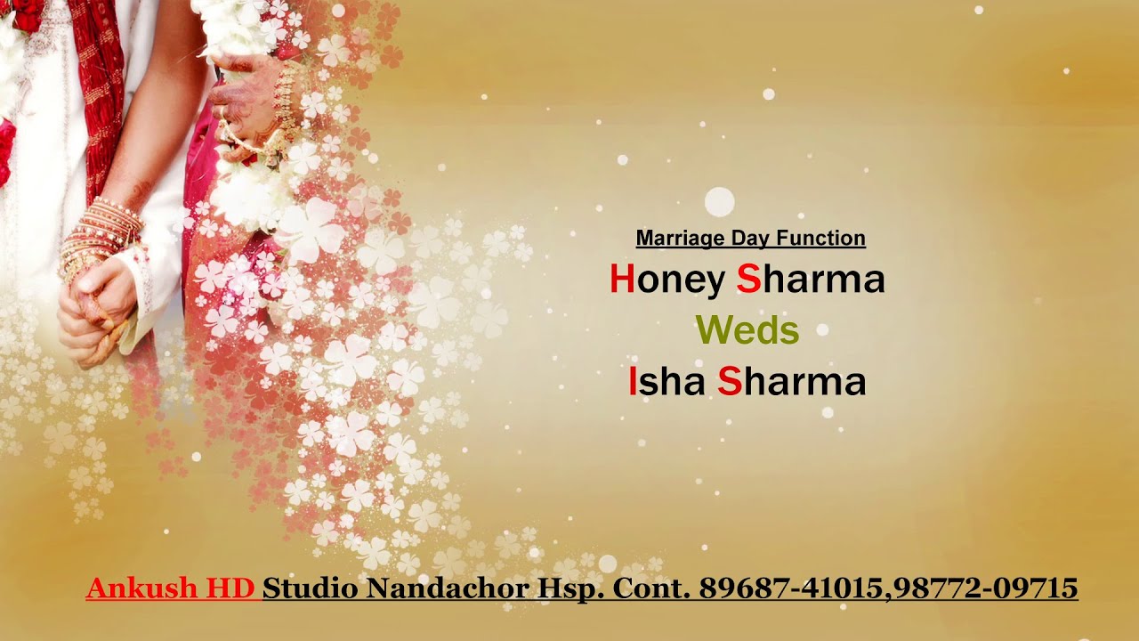 Honey Sharma Weds Isha Sharma ll Wedding Day ll Ankush Studio Cont ...