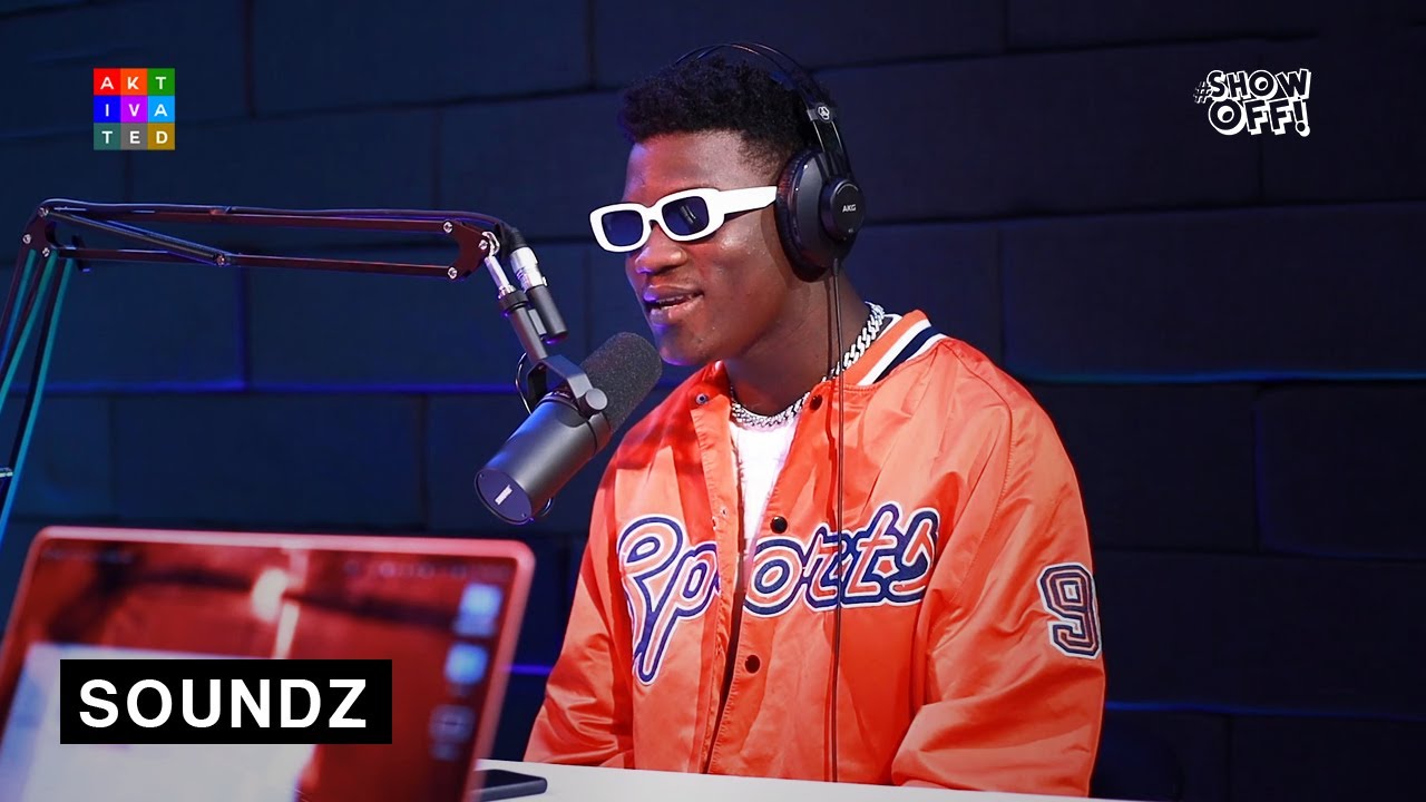 Soundz freestyles on SHOWOFF | Afrobeats Session! - YouTube