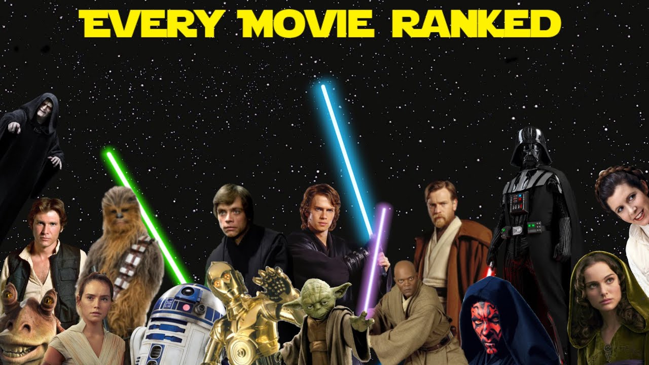 Every Star Wars Movie Ranked - YouTube