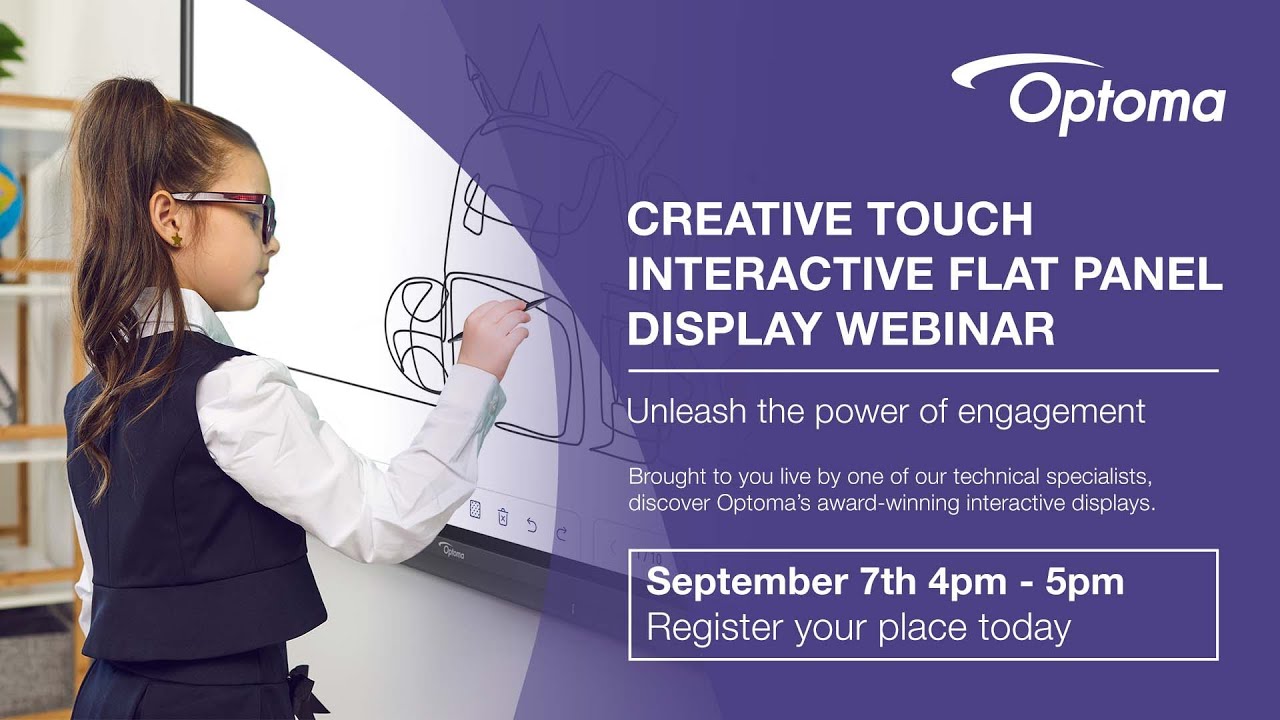 Optoma Creative Touch Interactive Display Webinar - September 2023 ...