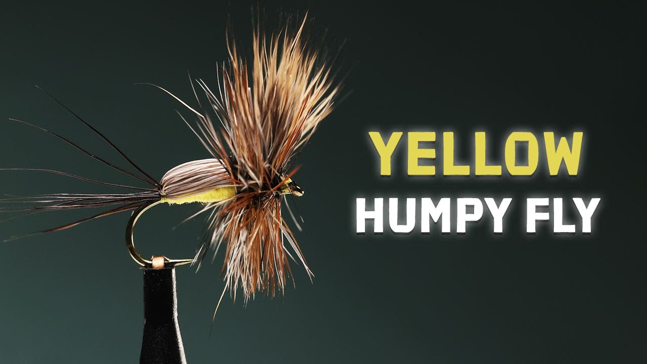 Yellow Humpy Dry Fly | A Fast Water Attractor | Fly Tying Tutorial ...