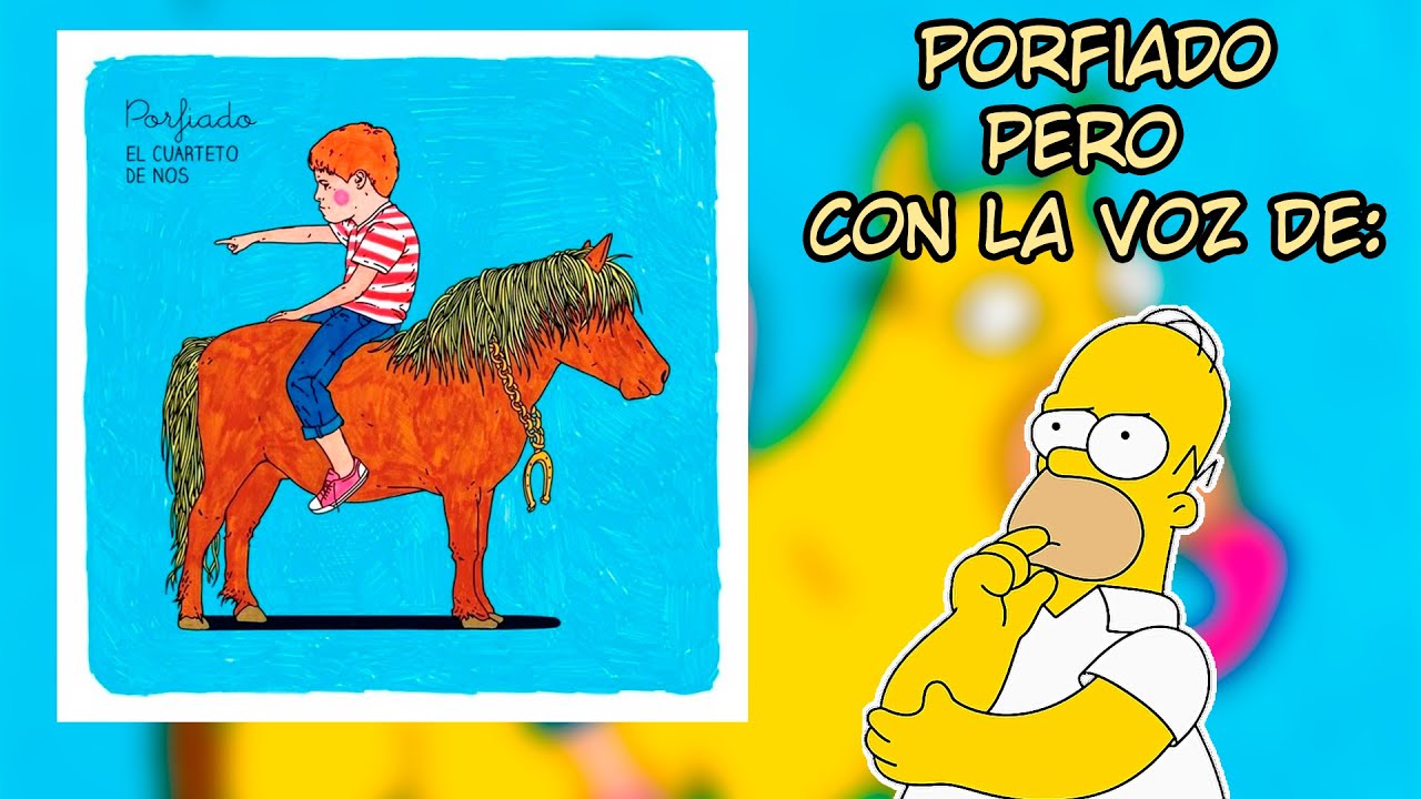 El cuarteto de nos Porfiado Full Álbum Pero con la voz de homero IA ...