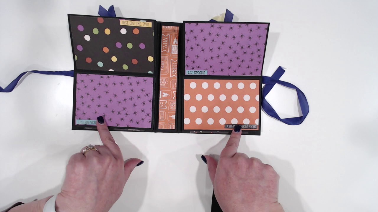 Country Craft Creations Design Team - Say Cheese Halloween Folio - YouTube