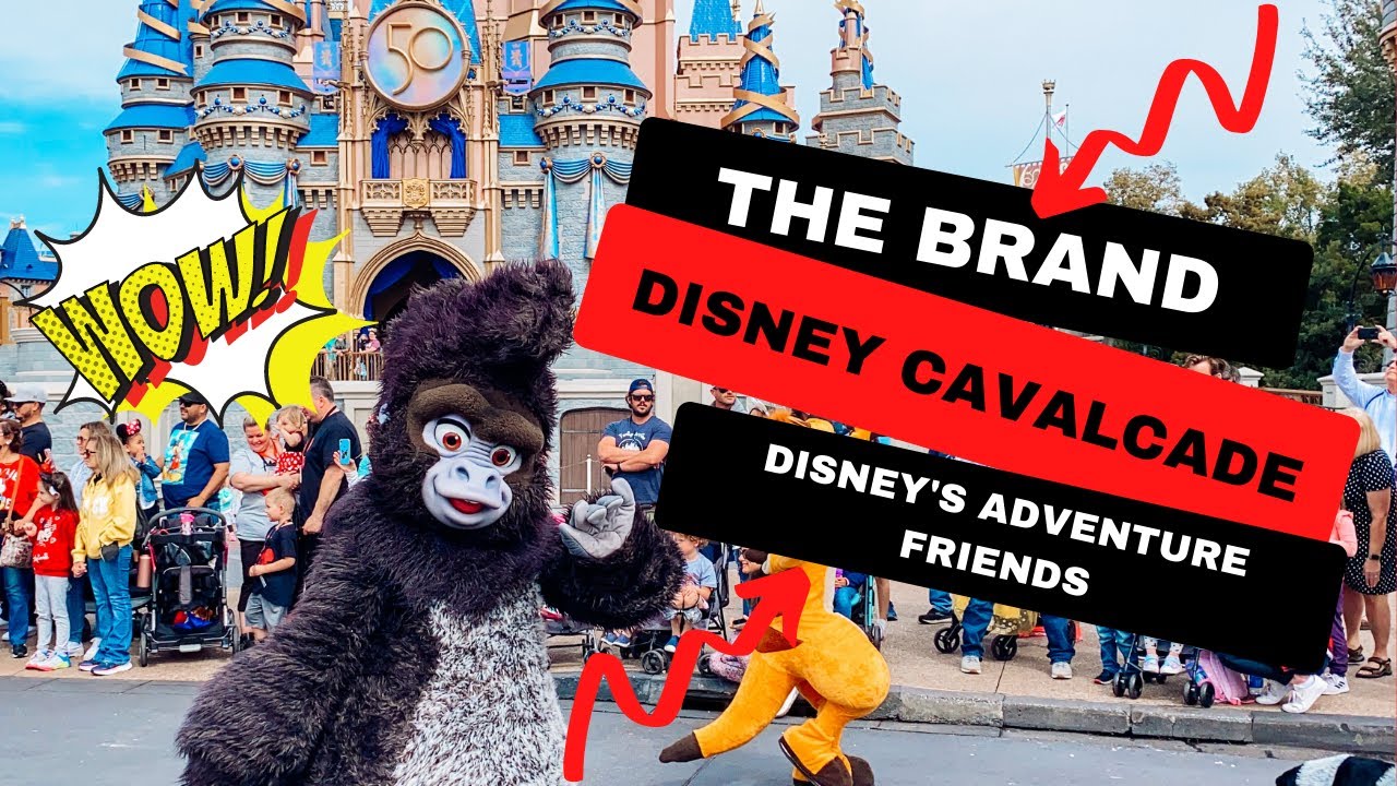 BRAND NEW DISNEY'S ADVENTURE FRIENDS CAVALCADE - YouTube
