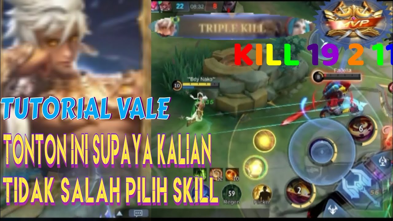 TUTORIAL VALE!!! Tonton Ini Supaya Tidak Salah Pilih Skill Lagi-Mobile ...
