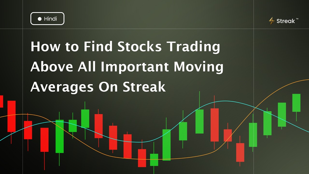 How to scan stocks trading above all important moving averages - YouTube