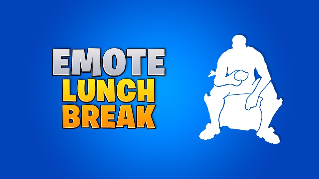 FORTNITE LUNCH BREAK EMOTE (LAZARBEAM EMOTE) - YouTube