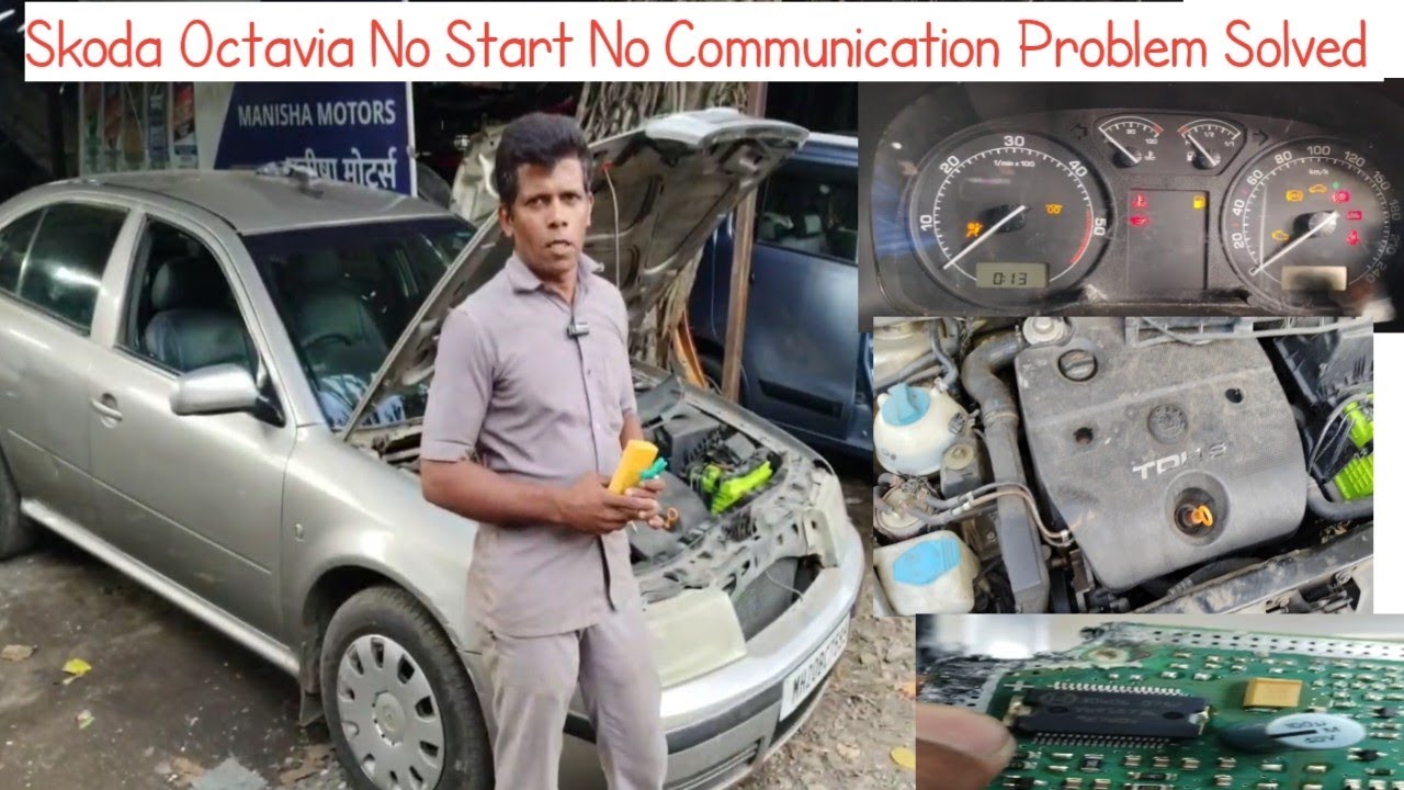 Skoda Octavia 1.9 TDI Diesel Engine Cranking But No Start No Communication with ECM Problem ...