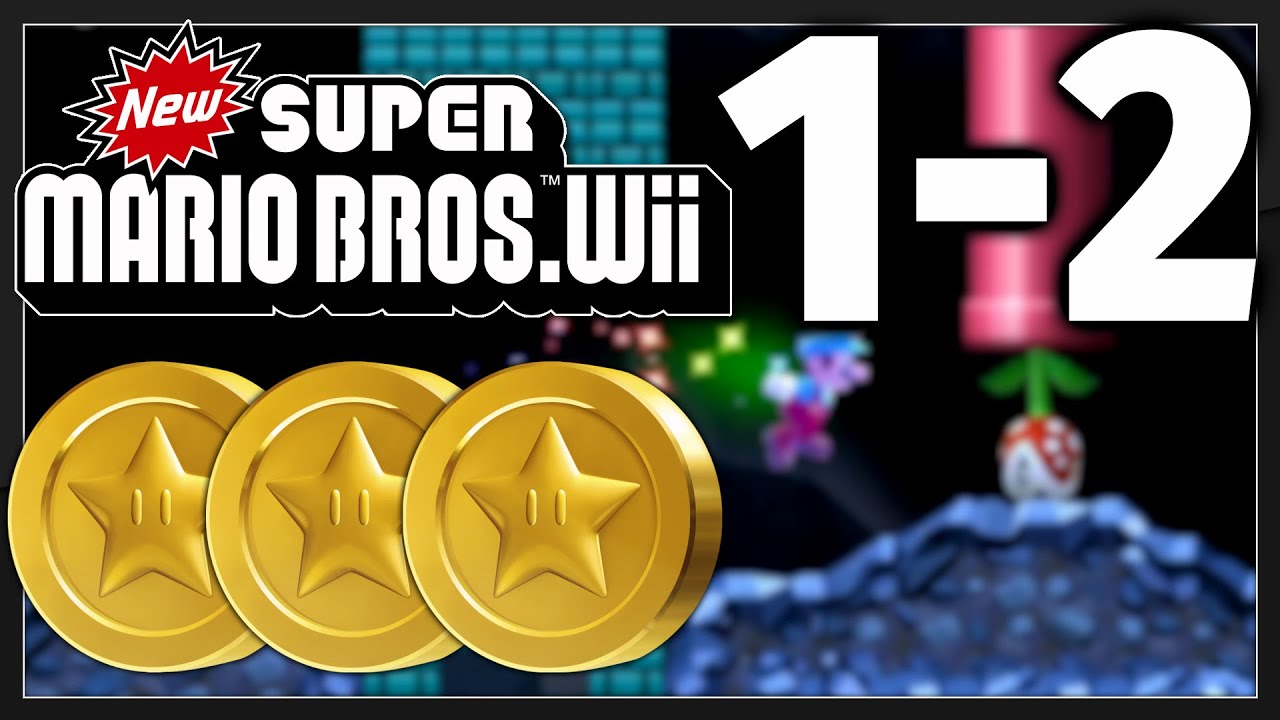 New Super Mario Bros. Wii 1-2 ALL STAR COINS - YouTube