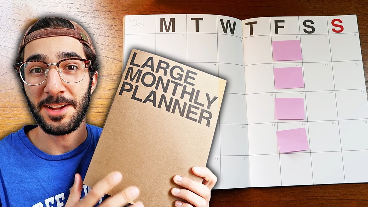 I LOVE THIS MONTHLY PLANNER! — The LARGE Monthly Planner Review ...