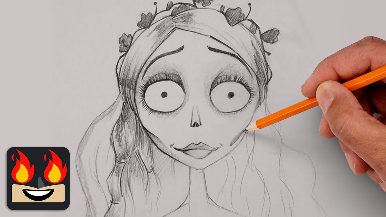 How To Draw Emily | Corpse Bride - YouTube
