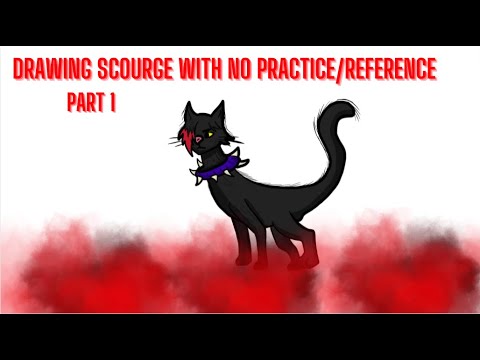 Drawing Scourge from Warriors, but I have no practice and no reference ...