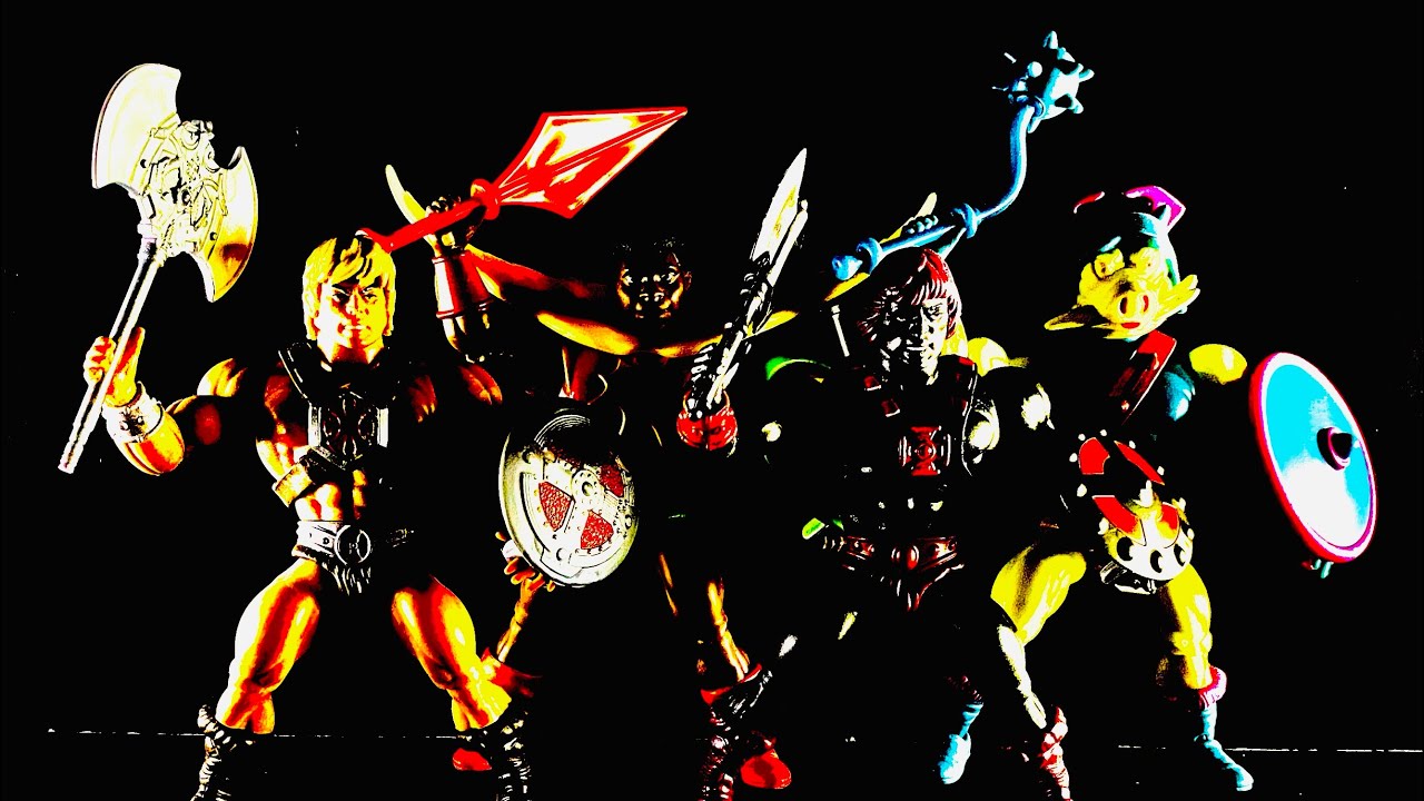 Mattel MOTU Origins 200x He-Man, Anti-Eternia He-Man, Sunman & Pighead ...