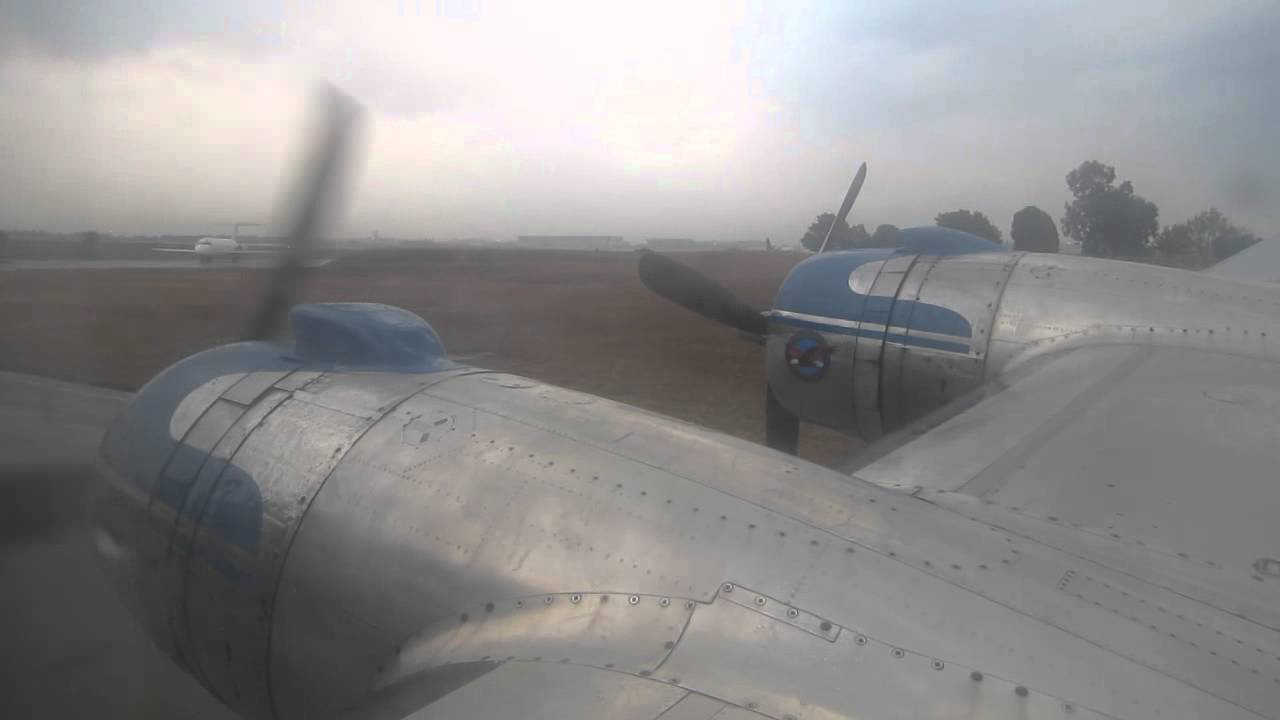 Douglas DC-4 ZS-AUB Engine Start at Jo'burg, 22 Sept. 2012 - YouTube