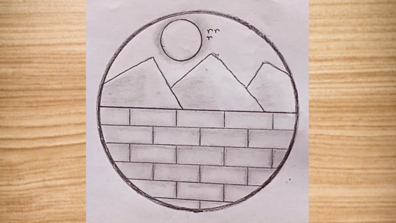 easy circle drawing for beginners ||circle drawing easy step by step # ...