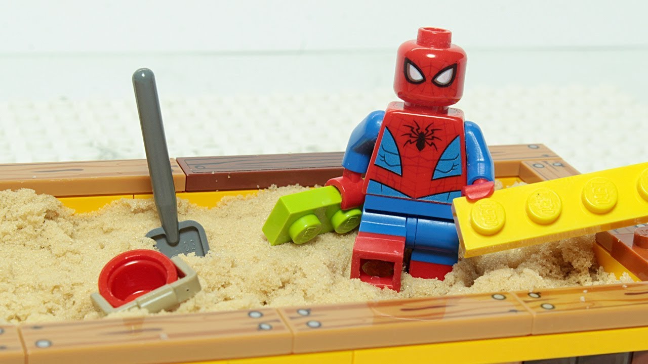 Lego Spiderman Brick Building Sandbox Superhero Animation - YouTube