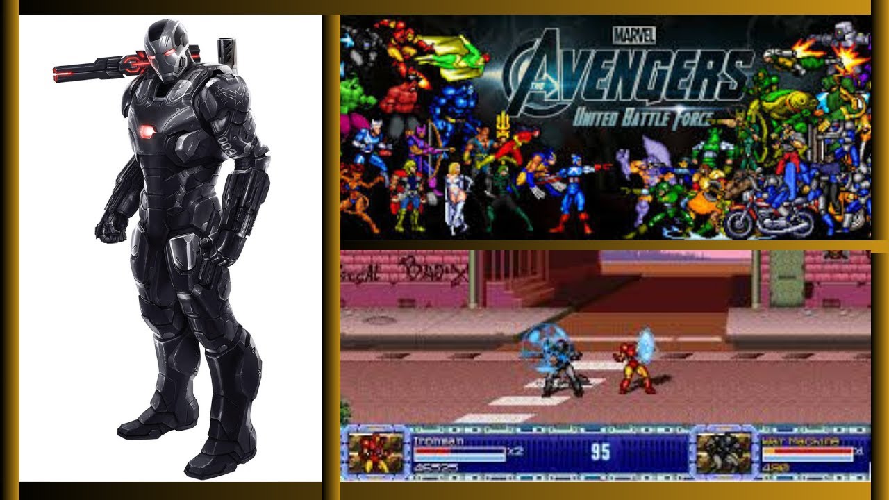 AVENGERS UNITED BATTLE FORCE - (OPENBOR) - [ WAR MACHINE ] - FULL GAME ...