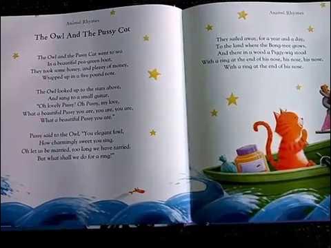 Nursery rhyme song - The Owl and the Pussy Cat - YouTube