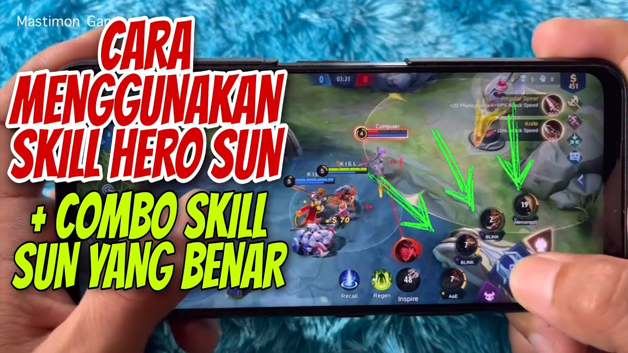 Cara menggunakan Skill HERO SUN dengan Maksimal dan Mematikan - YouTube