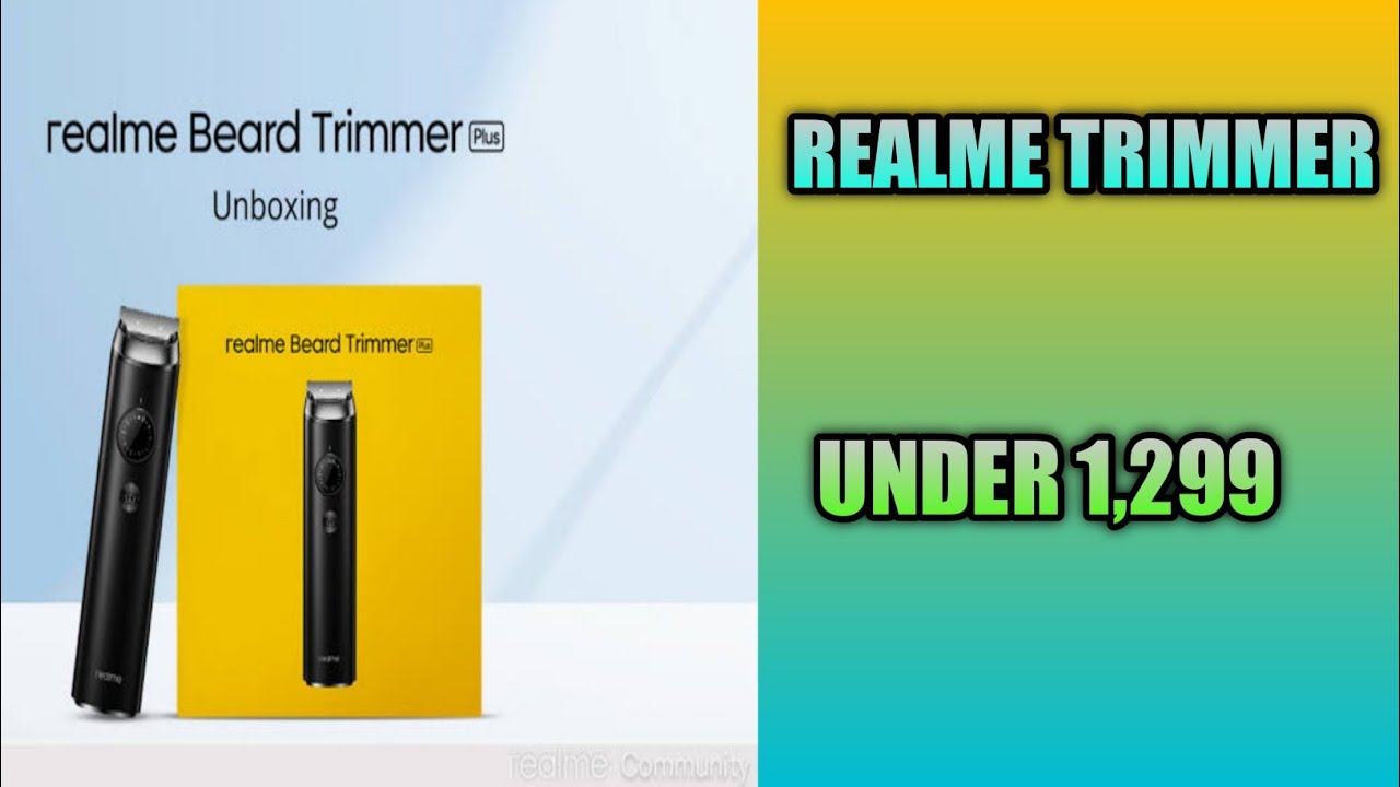 Realme Trimmer unboxing | and review 🎉 - YouTube