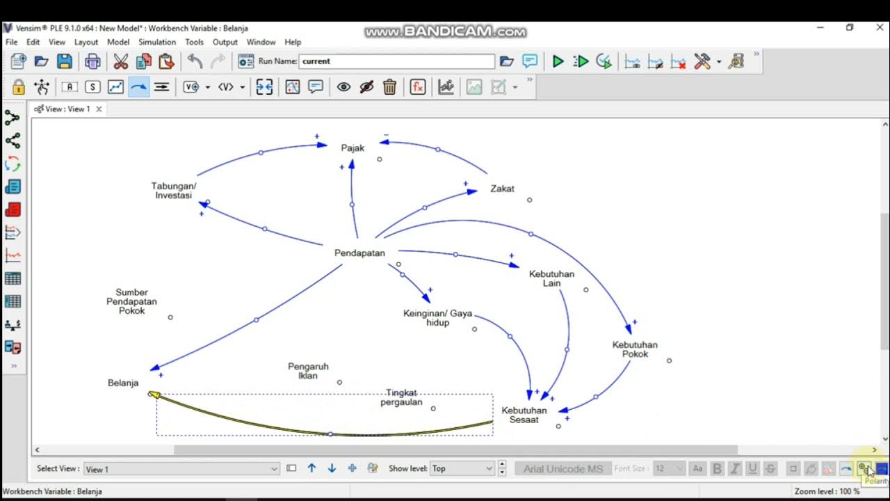 Tutorial Membuat CLD (Cause Loop Diagram) VENSIM - YouTube