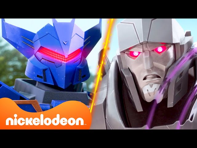 Soundwave vs. Megatron Battle! | Transformers: EarthSpark | @Nicktoons ...