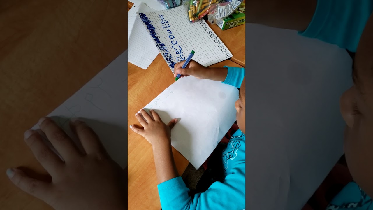 5 Year Old Writing YouTube 5-year-old-writing-youtube