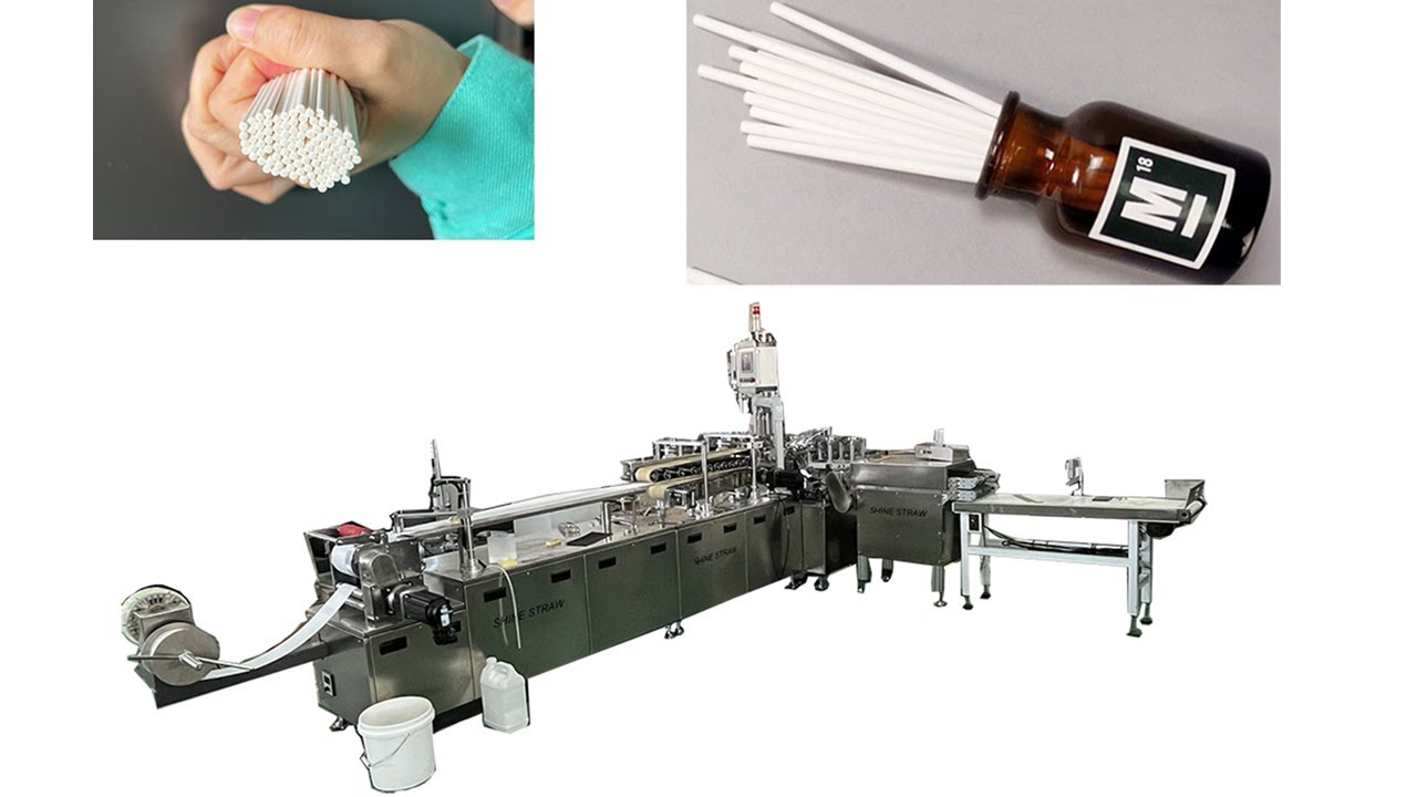 How to Make Paper stick lollipop stick making machine - YouTube