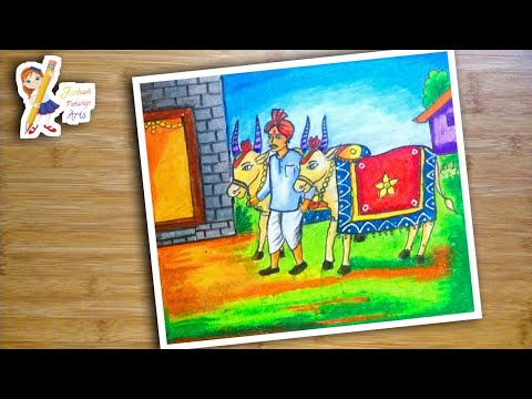 bail pola drawing / step by step drawing / easy drawing - YouTube