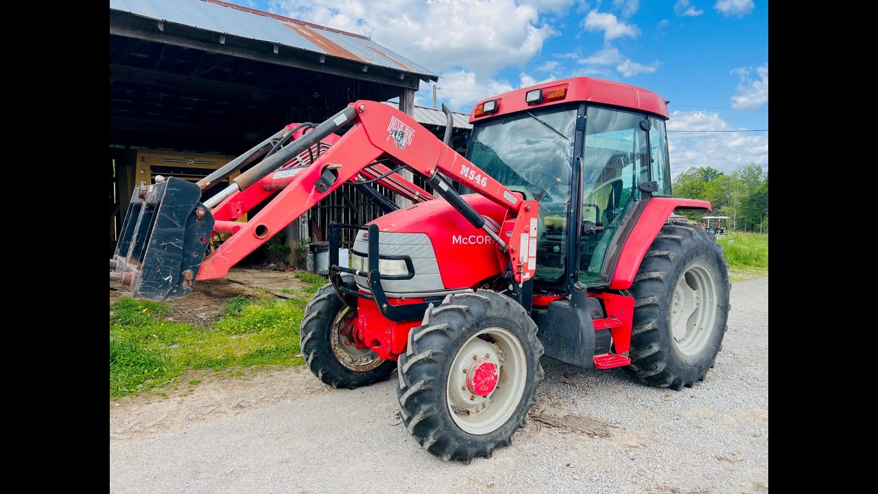 LOT 1 - McCormick CX70 4 wheel drive diesel cab tractor w/ front end ...